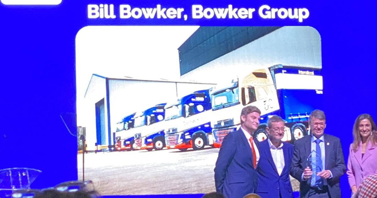 Bill Bowker, Road Haulage Personality of the Year | Bowker Transport